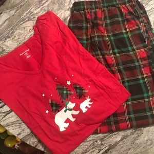 Woman Within | Intimates & Sleepwear | Dreams Co Christmas Themed Plus ...